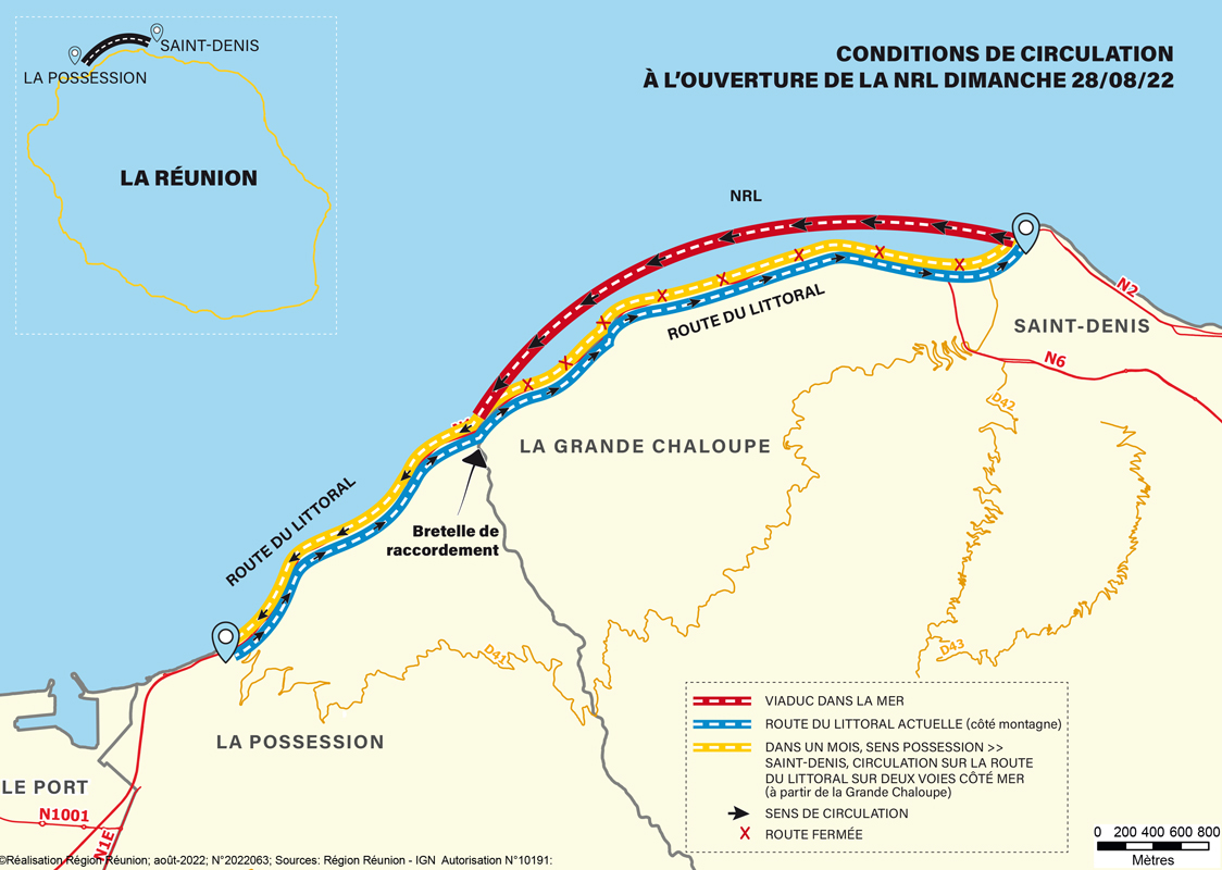 Ouverture partielle de la nouvelle route du littoral | Mémento l ... Ouverture partielle de la nouvelle route du littoral | Mémento l ...