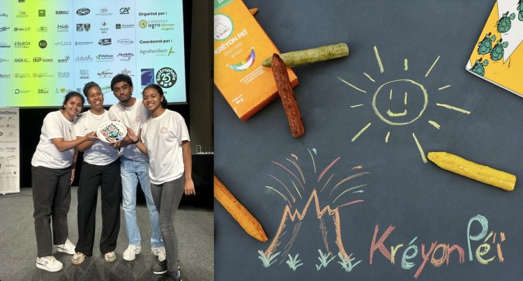 Kréyon Peï, les étudiants de l'ESIROI remportent le Prix Innovation ...