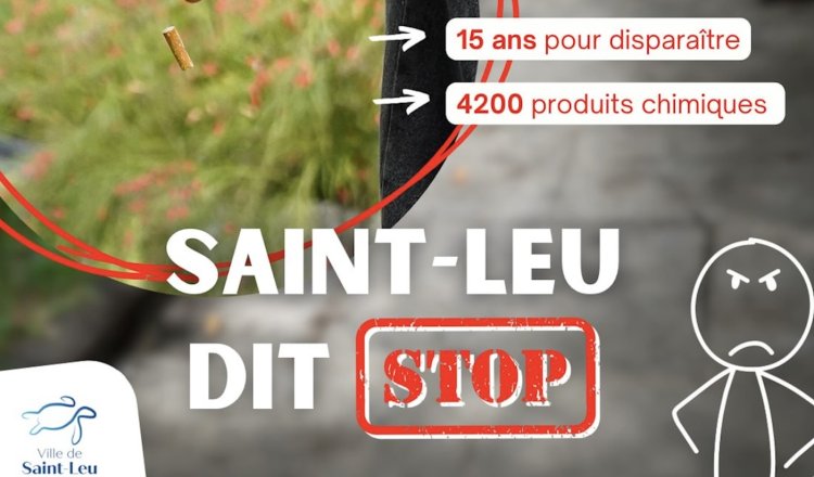 Saint-Leu renforce son engagement contre les mégots jetés au sol ...