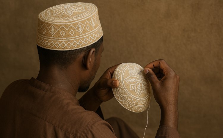 L'emblématique kofia fragilisé par des imitations chinoises | Mémento l ...