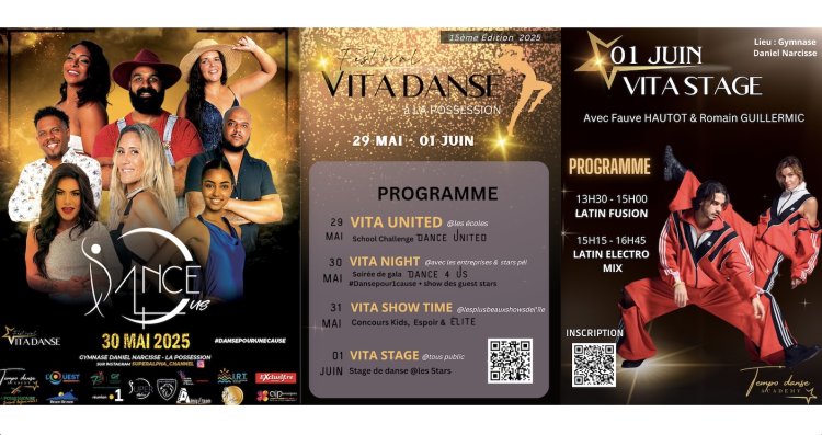 Le Festival Vita Danse revient à La Possession avec une 15e édition | Mémento l'information ...