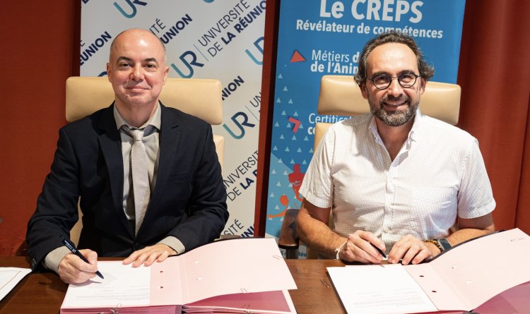 L'Université et le CREPS de La Réunion scellent un partenariat pour renforcer sport, formation ...