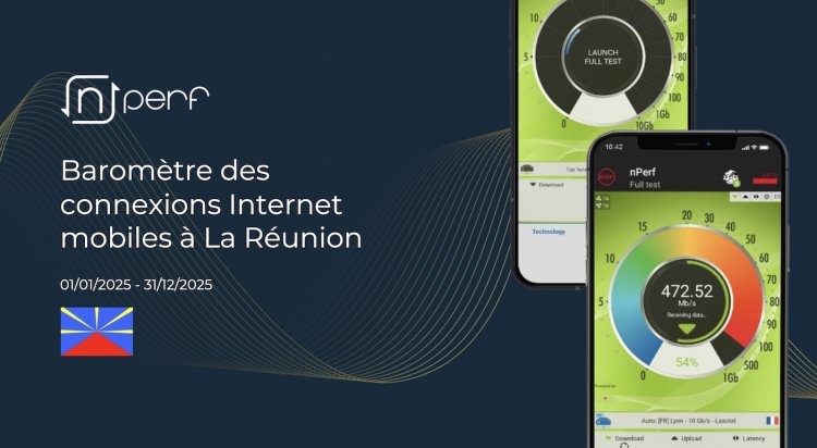 Selon le baromètre nPerf, SFR Réunion arrive en tête des performances ...